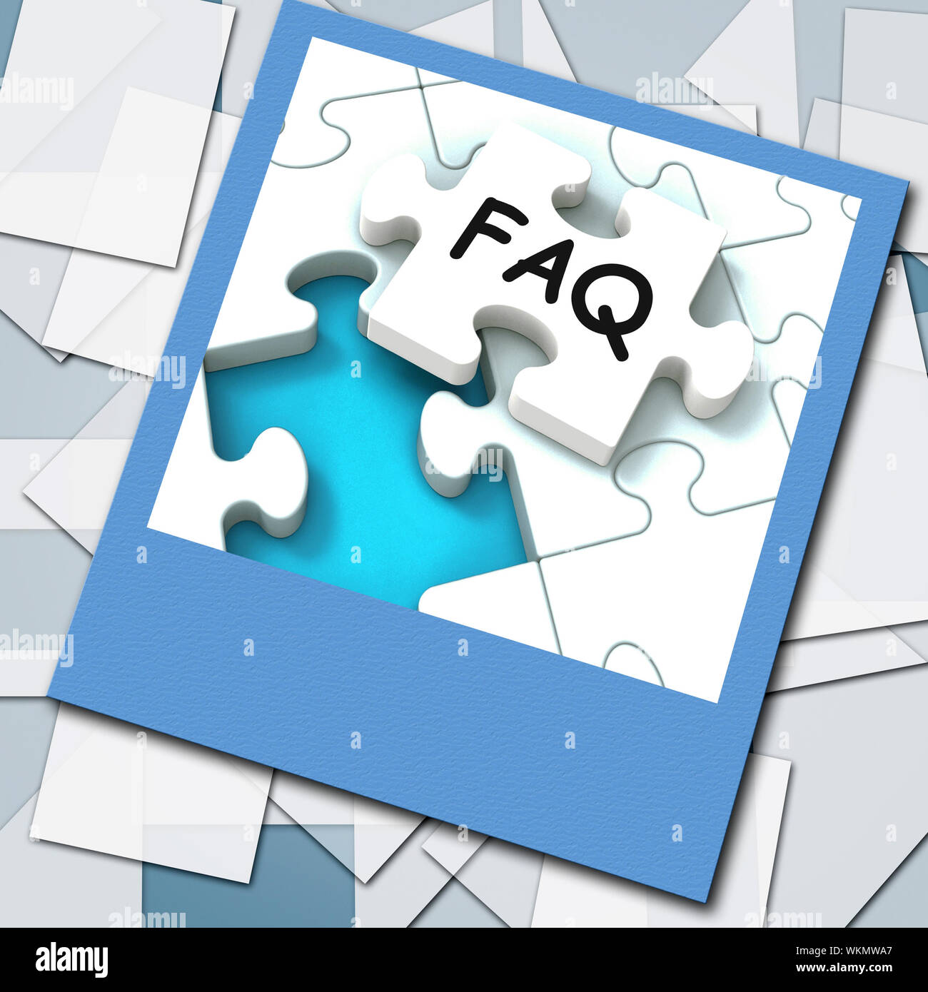Meaning frequently asked questions faq hi-res stock photography and ...