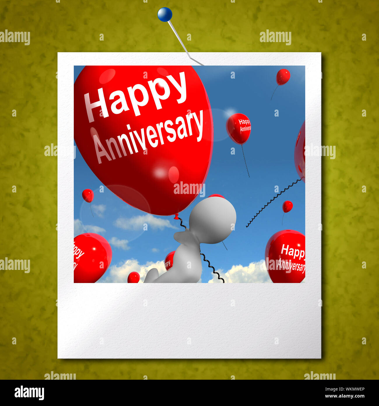 Happy Anniversary Photo Showing Cheerful Festivities and Parties Stock ...
