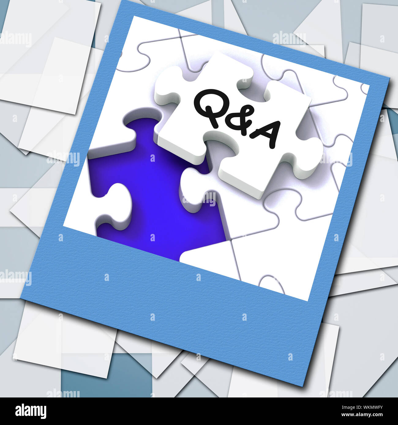 Q&A Photo Showing Questions Answers And Assistance Stock Photo - Alamy