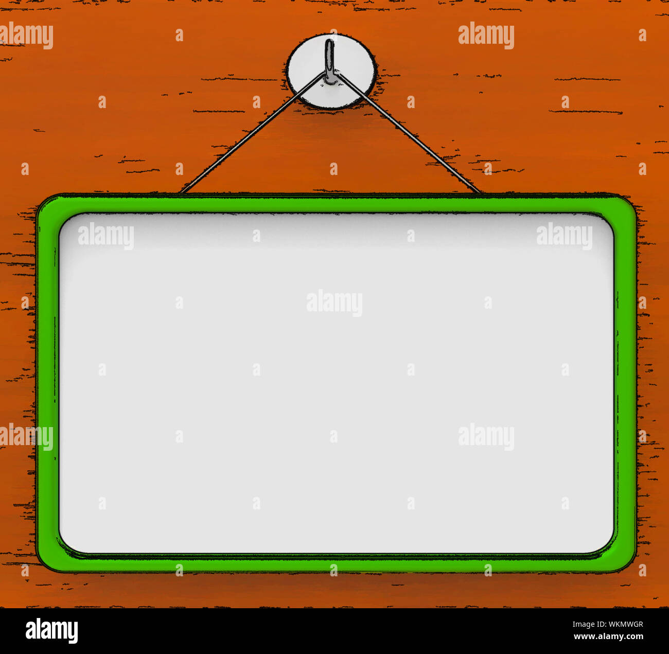 Blank Noticeboard Copy space Showing Display Space Stock Photo - Alamy