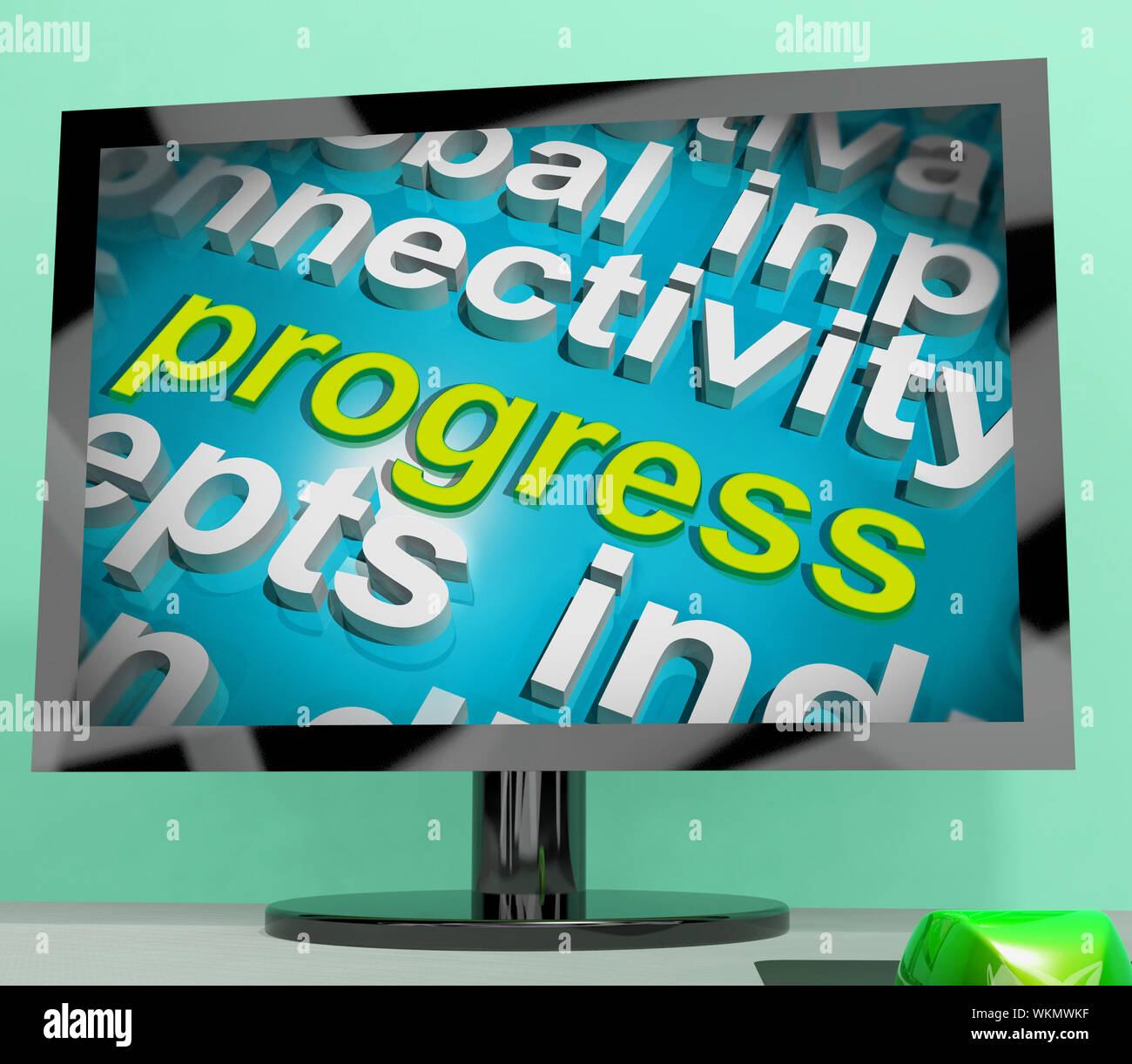 Progress Word Cloud Meaning Maturity Growth And Improvement Stock Photo ...