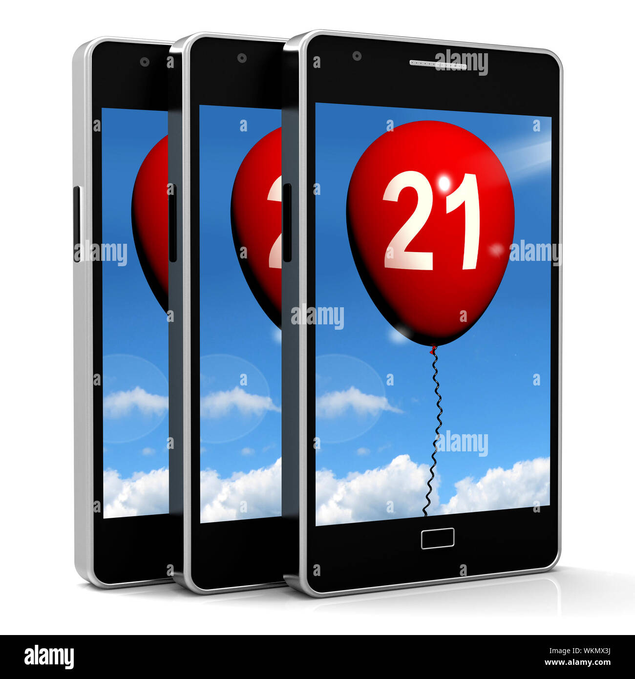 Happy 21st birthday Cut Out Stock Images & Pictures - Alamy