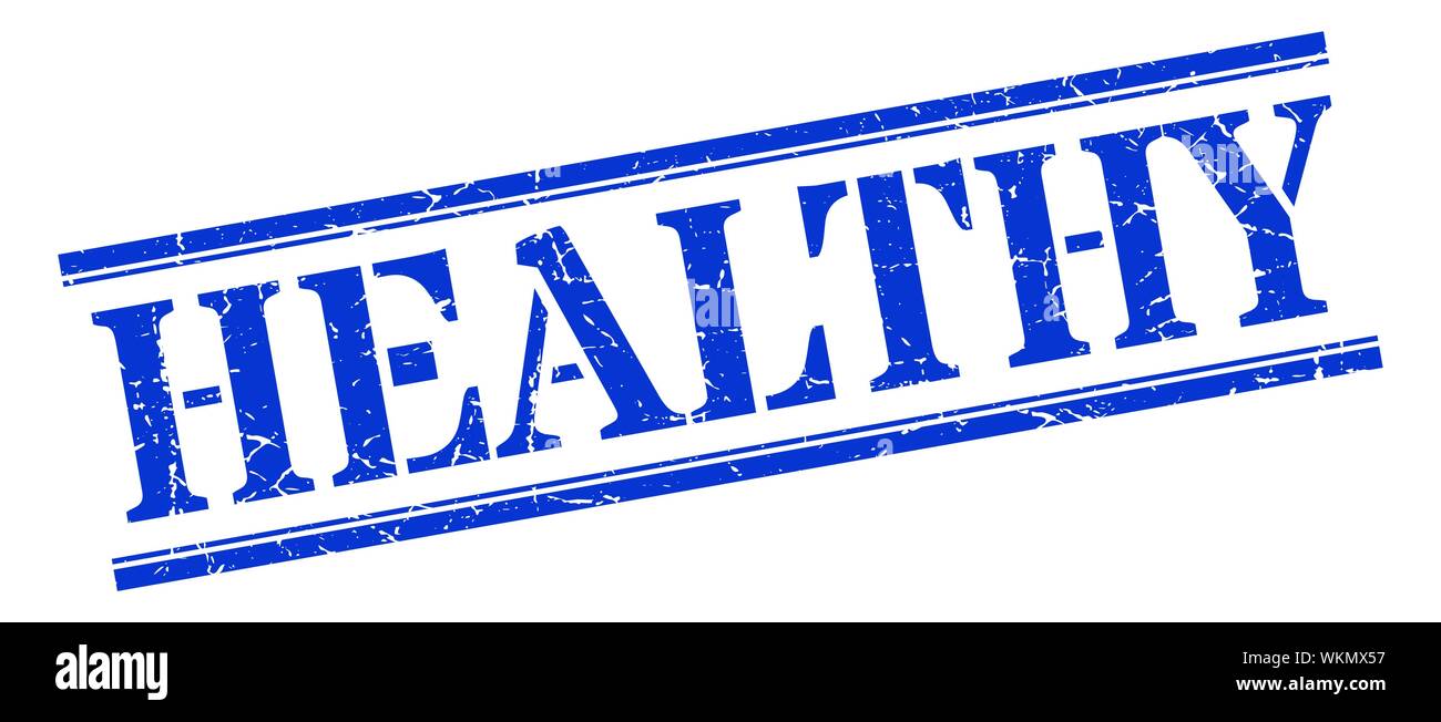 healthy stamp. healthy square grunge sign. healthy Stock Vector Image ...