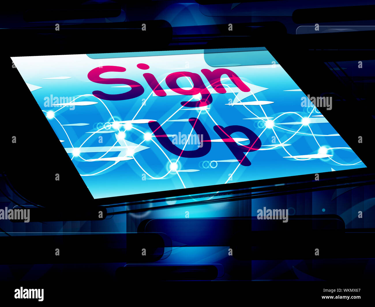 Sign up internet web register join hi-res stock photography and images ...