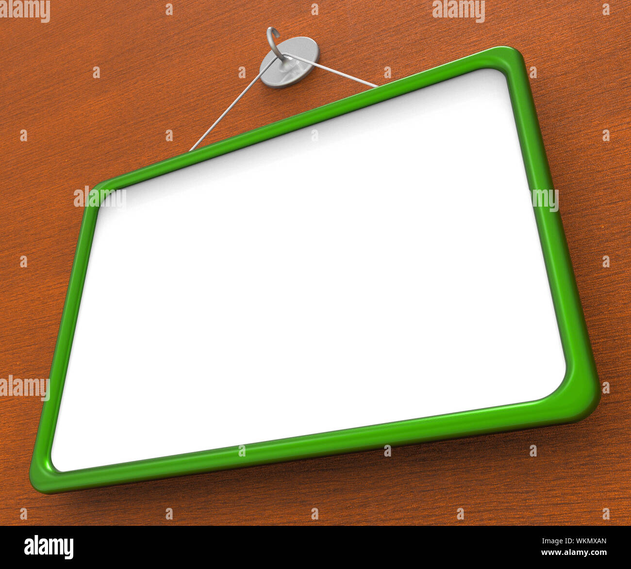Blank Noticeboard Copyspace Showing Display Space Stock Photo - Alamy