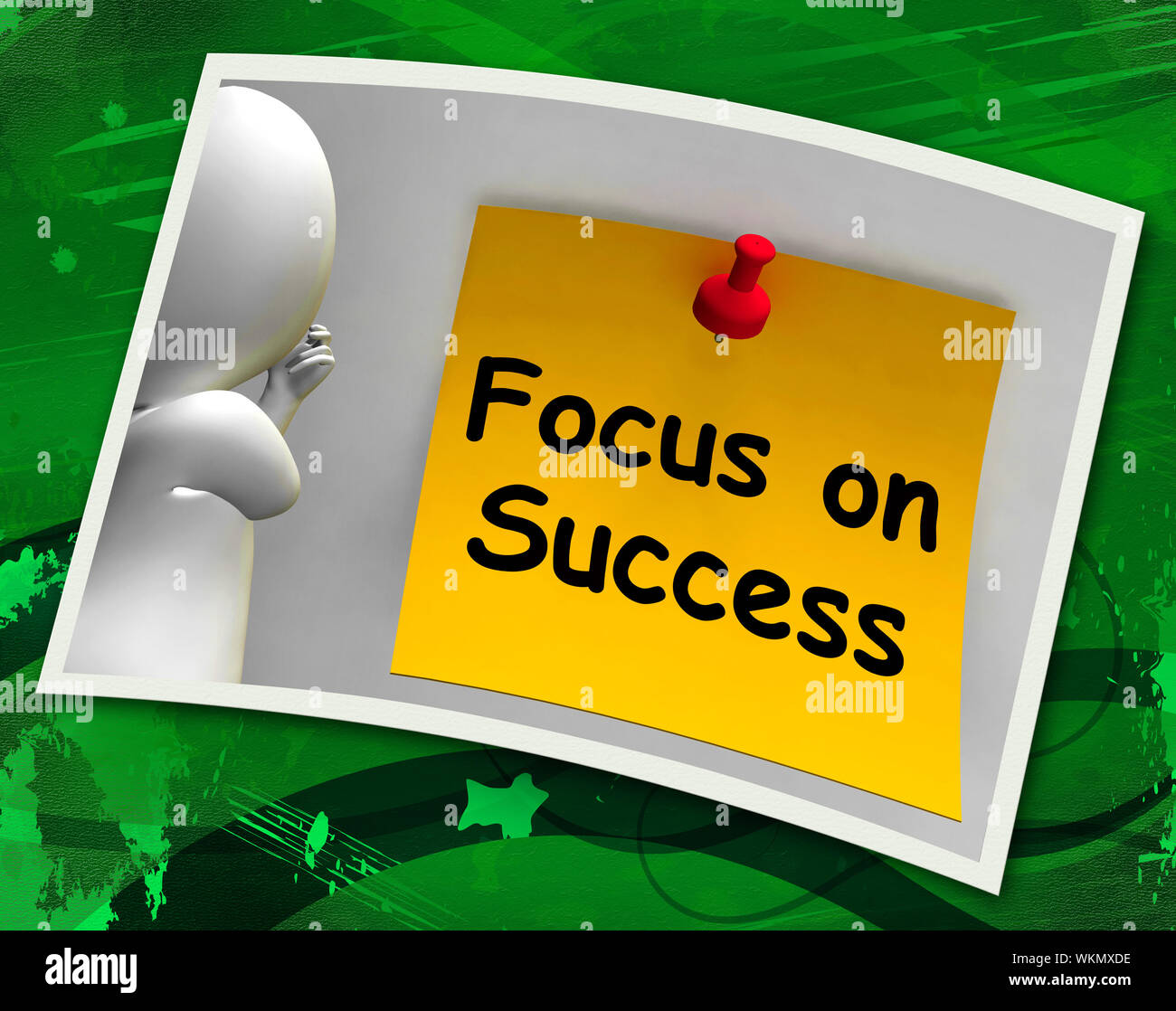 Focus On Success Photo Showing Achieving Goals Stock Photo - Alamy