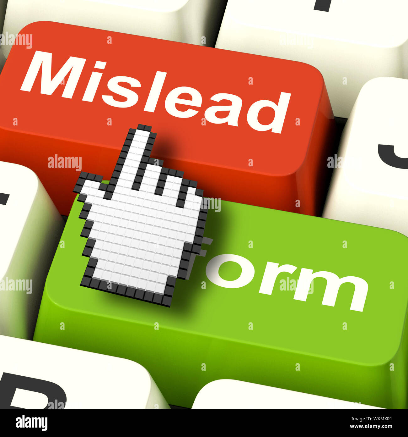 Misleading advice hi-res stock photography and images - Alamy