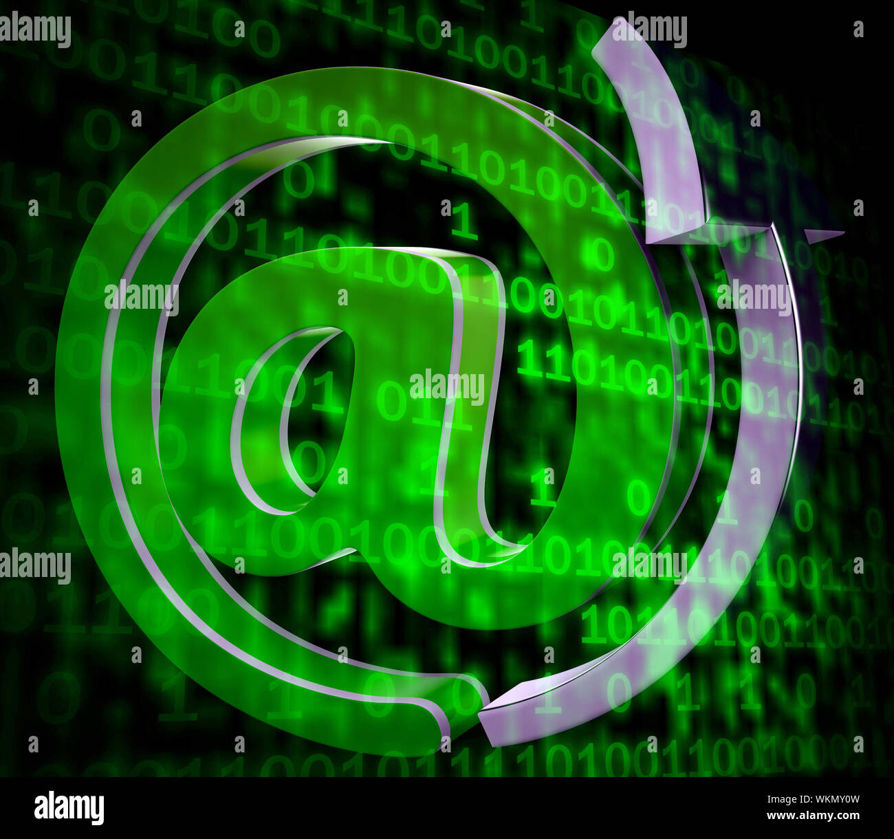 Matrix Code Copyspace Showing Digital Numbers Programming Background ...