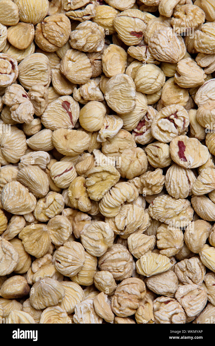 Peeled chestnut hi-res stock photography and images - Alamy