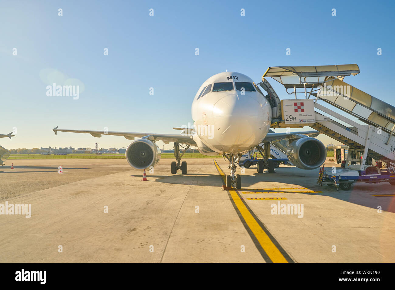 Milan linate international airport hi-res stock photography and images ...