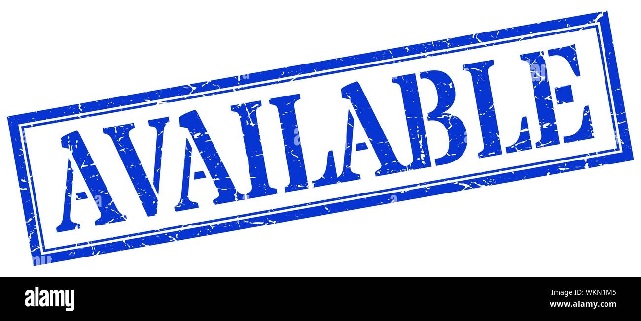 available stamp. available square grunge sign. available Stock Vector ...