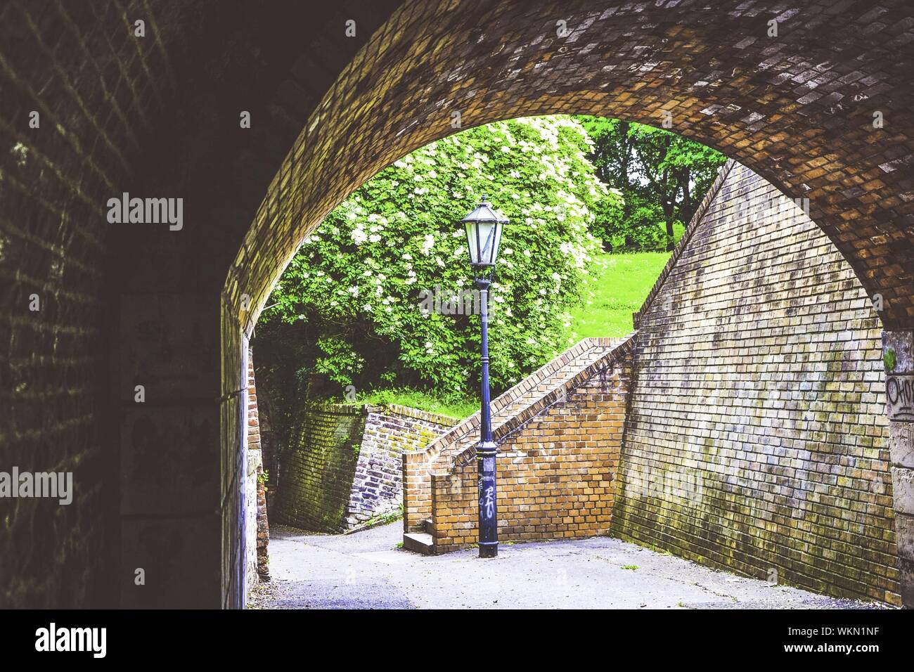 Brick tunnel hi-res stock photography and images - Alamy