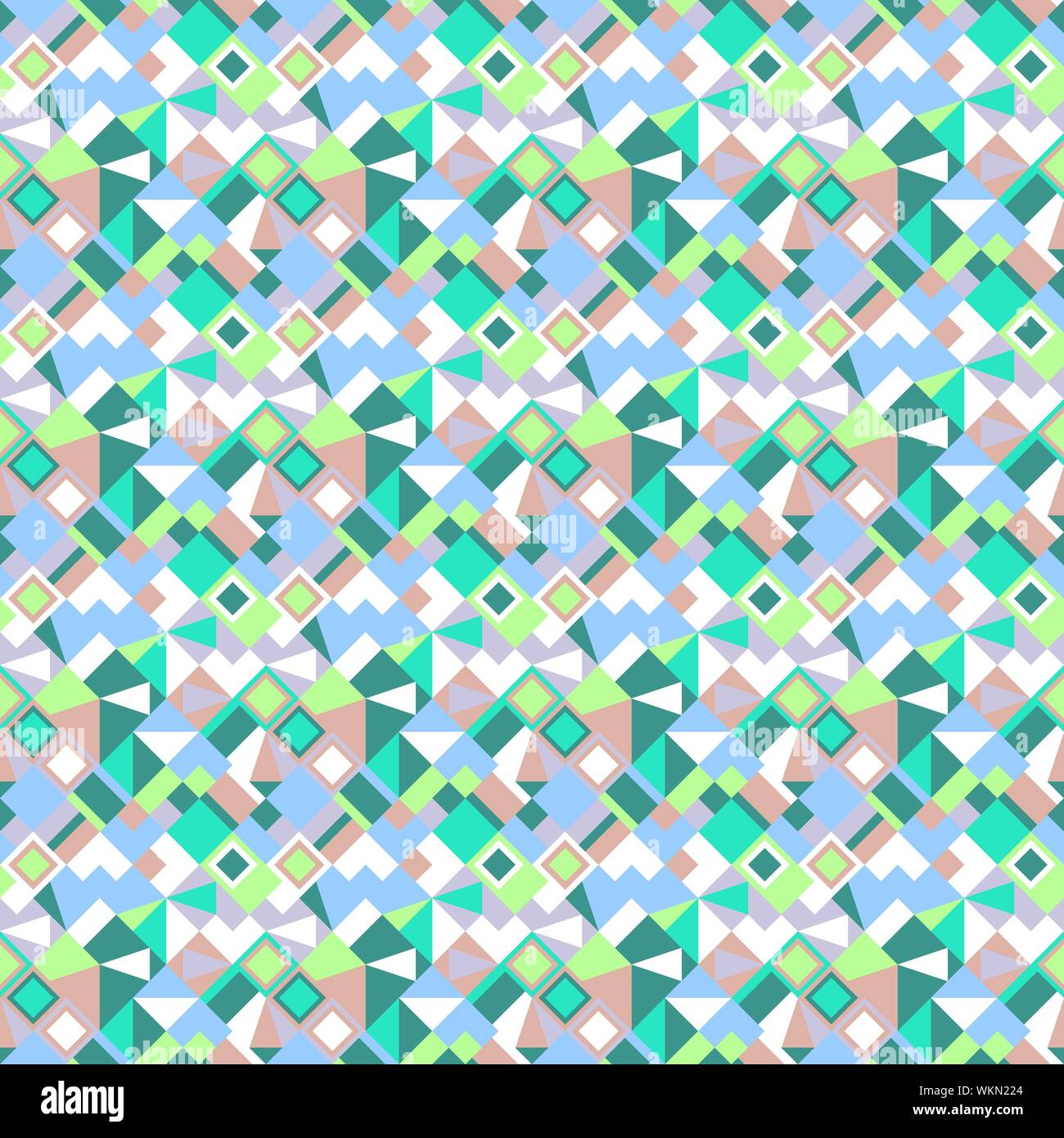 Seamless geometrical mosaic pattern background - abstract colorful ...