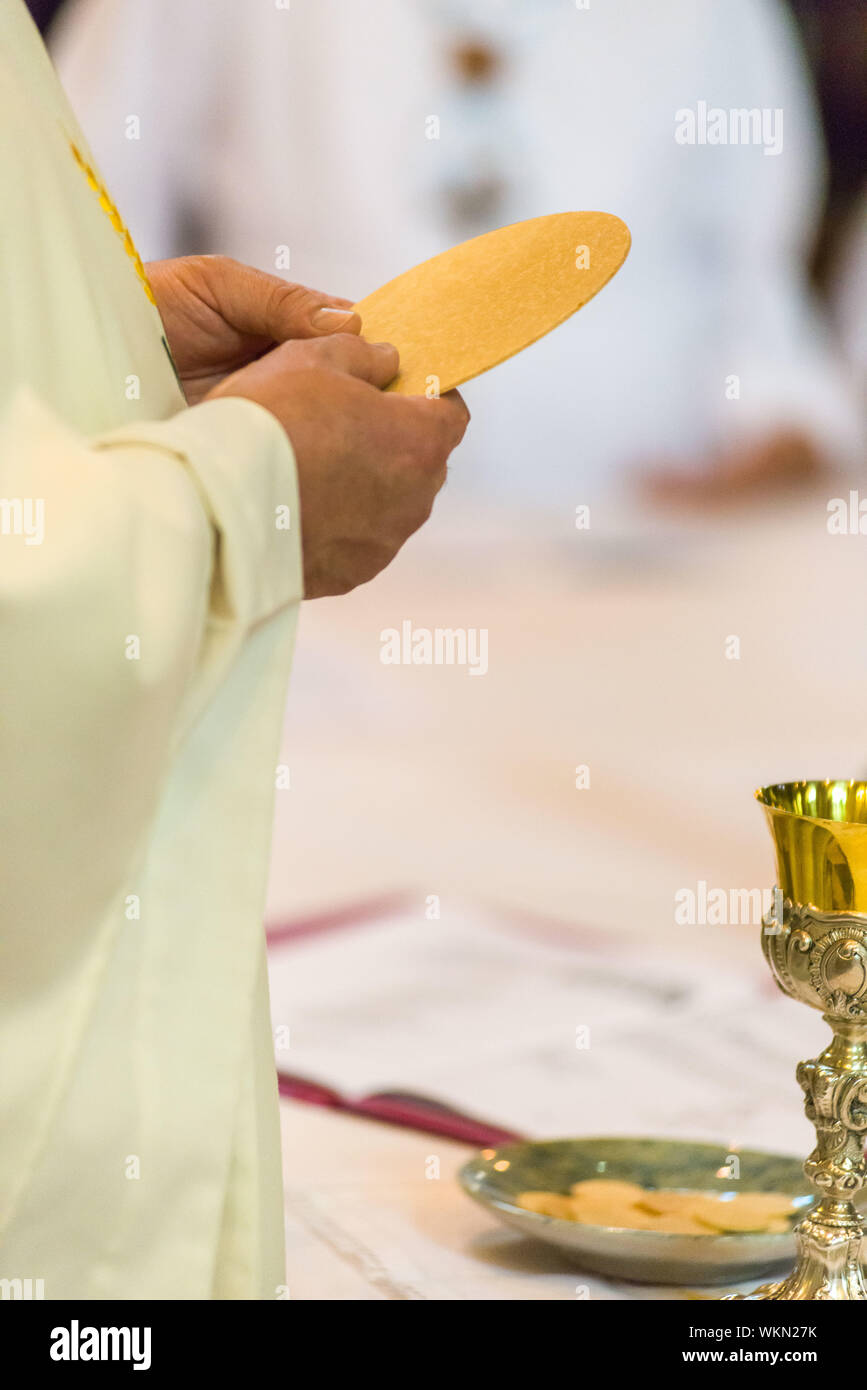 Standing christianity religion priest spirituality hi-res stock ...