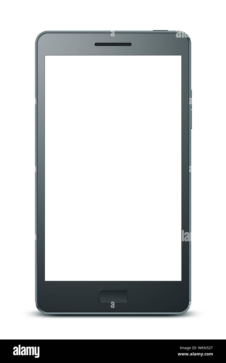 Mockup image mobile smartphone Cut Out Stock Images & Pictures - Alamy