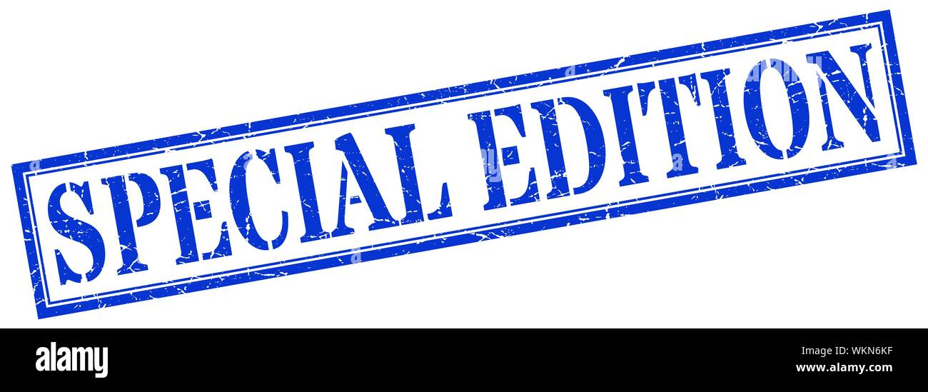 special edition stamp. special edition square grunge sign. special ...