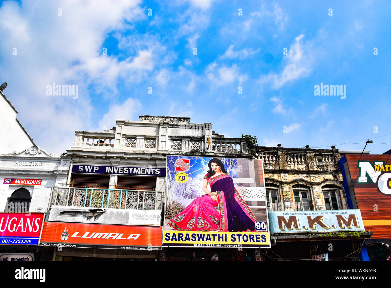 Saraswathi Stores, Kandy Sri Lanka Stock Photo - Alamy