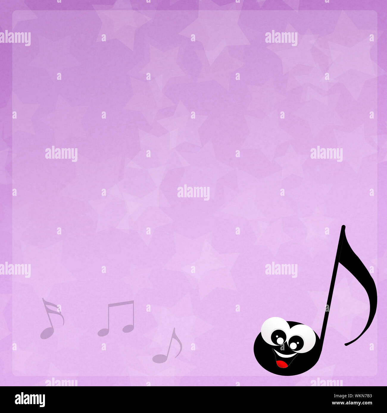 Cartoon musical note hi-res stock photography and images - Alamy