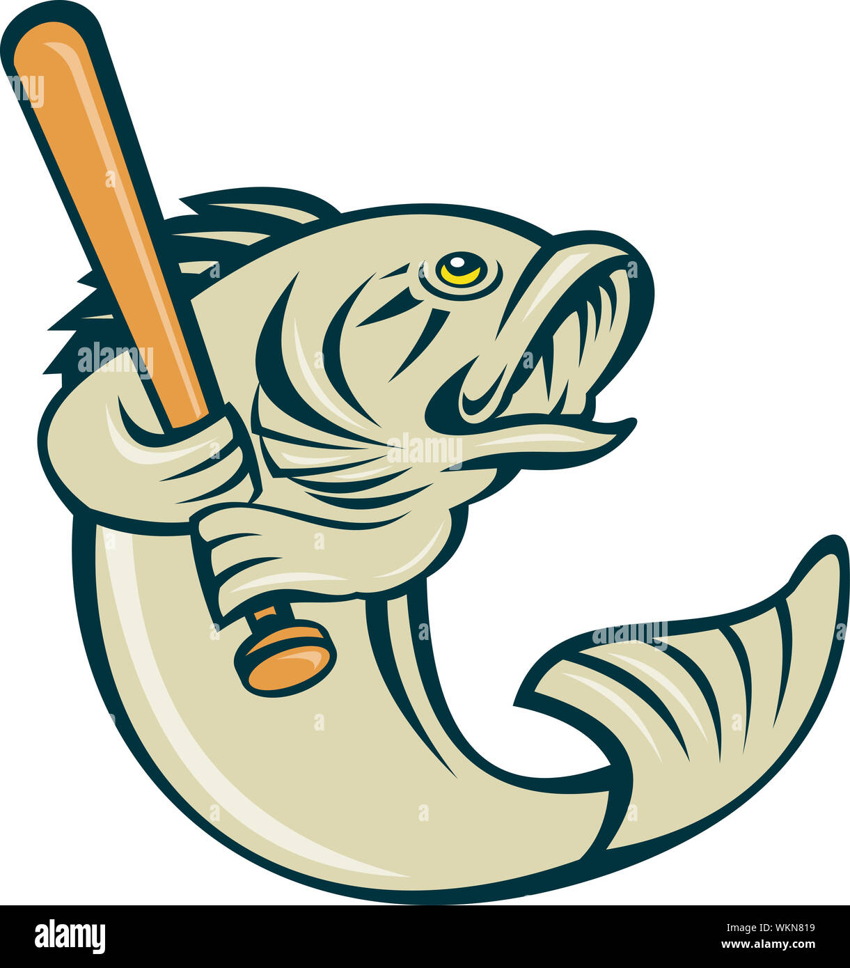 Largemouth bass fish batting hi-res stock photography and images - Alamy