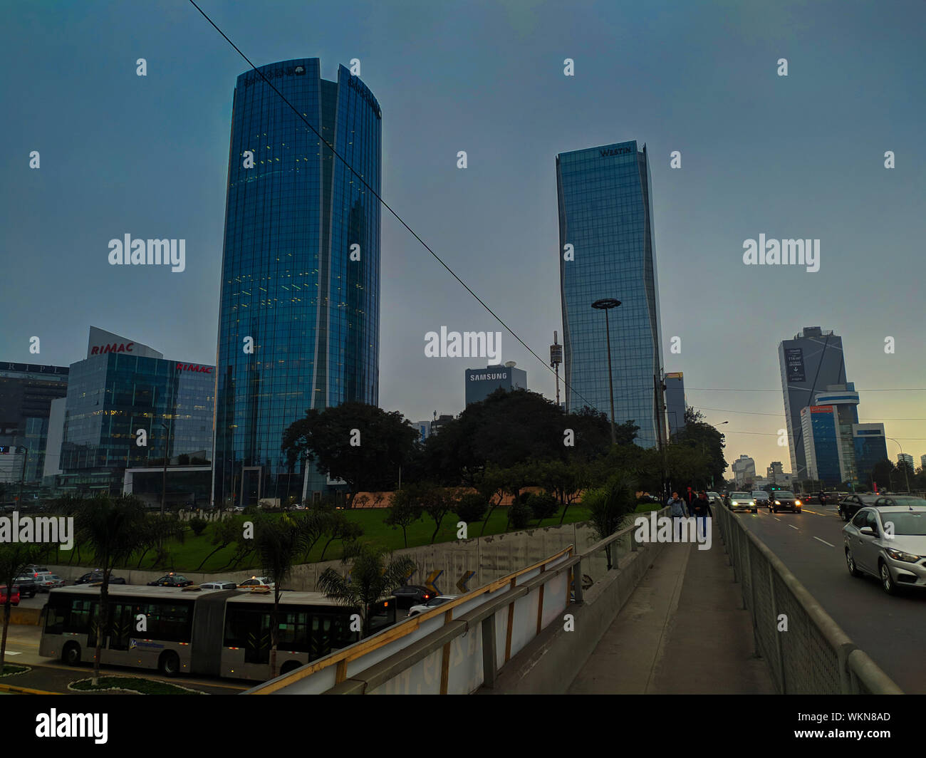 streets of the Peruvian capital Lima Peru Stock Photo - Alamy