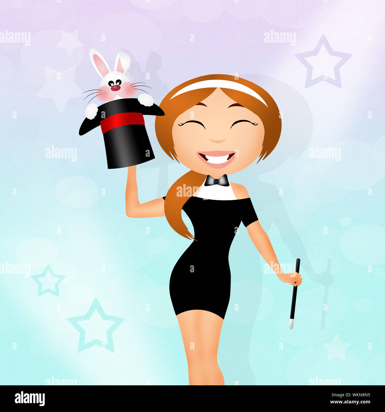 Levitation Trick Magician Stock Photos & Levitation Trick Magician ...