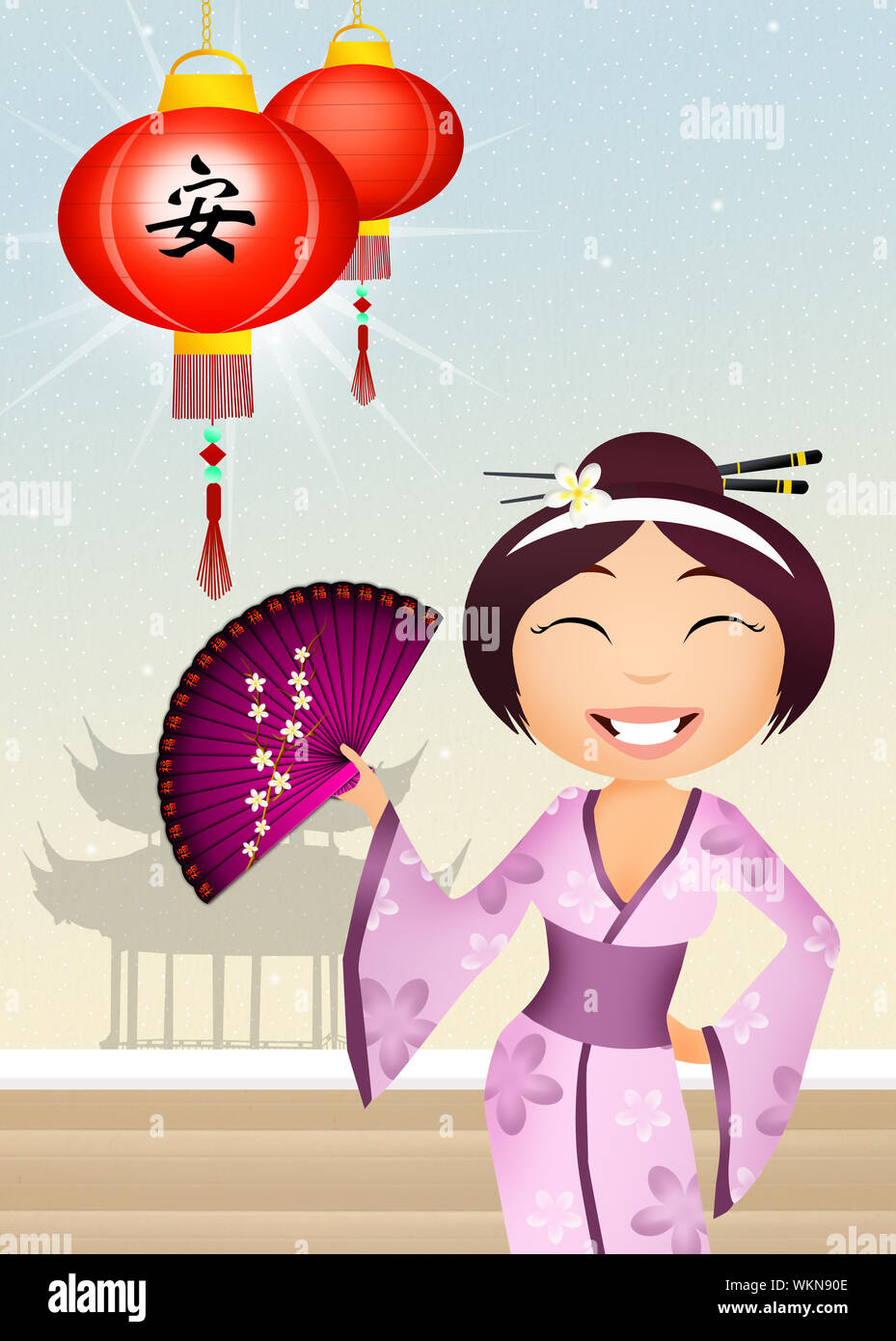 Asian dance fantasy hi-res stock photography and images - Alamy