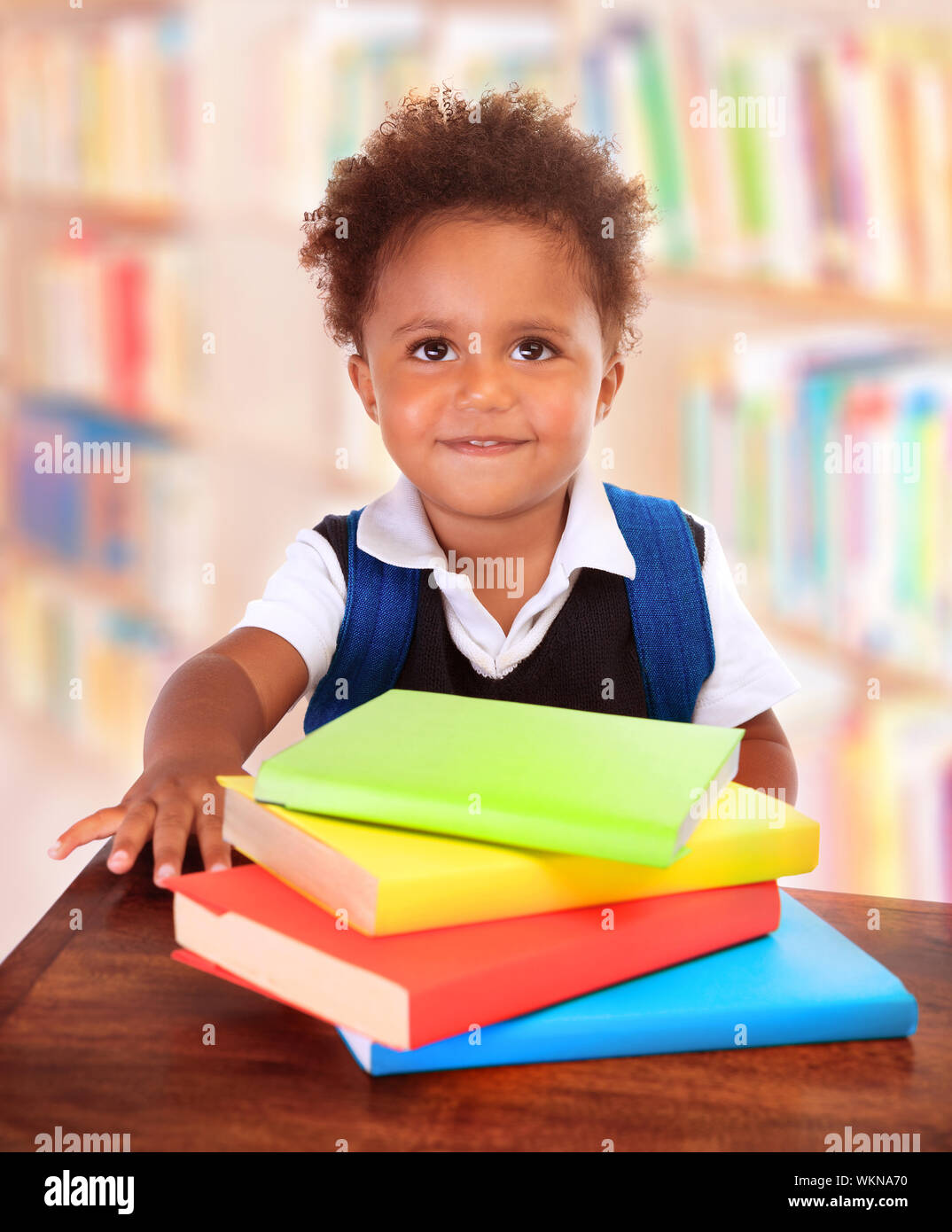 African children studying library hi-res stock photography and images ...