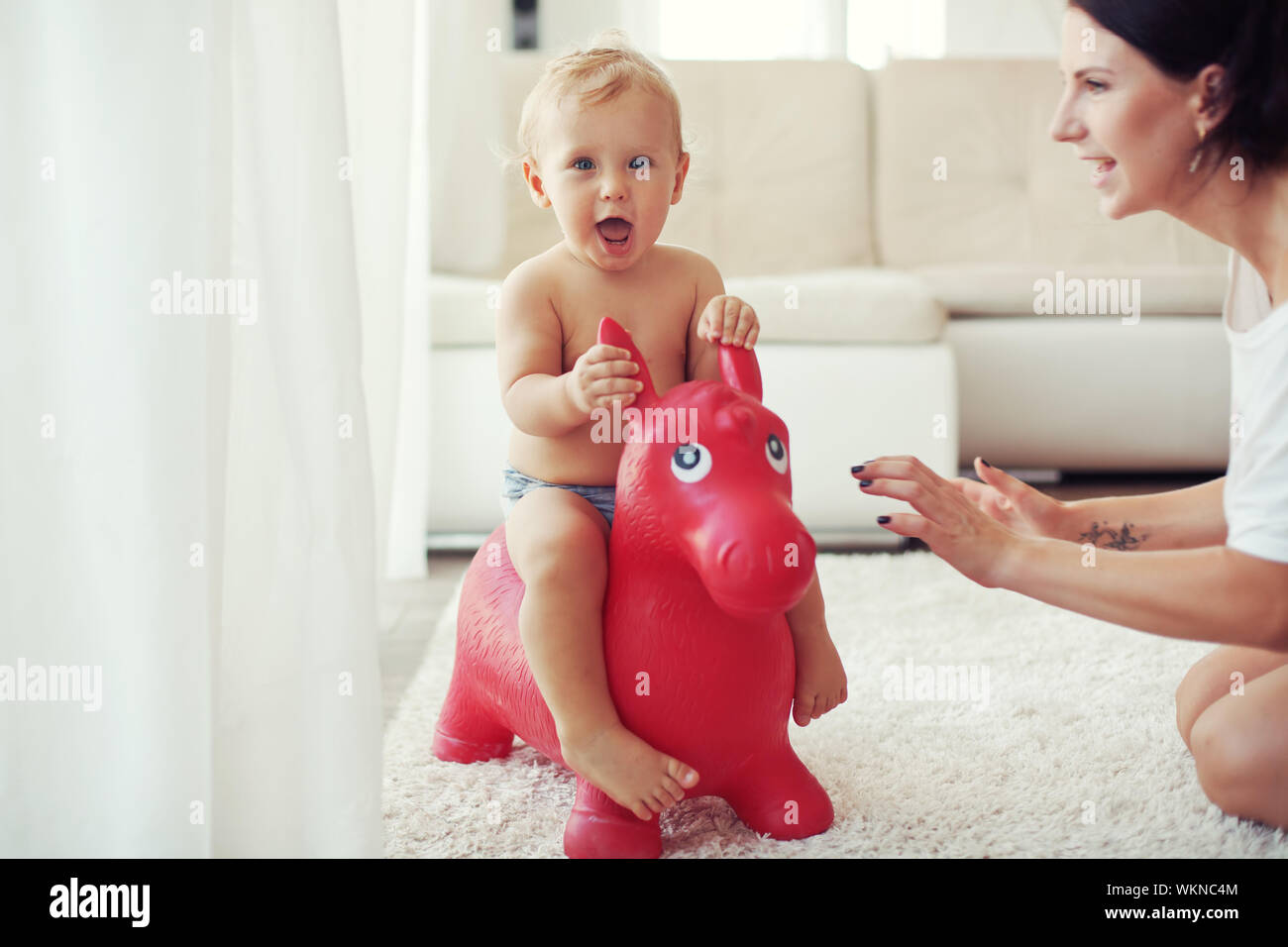 Diaper at home hi-res stock photography and images - Alamy