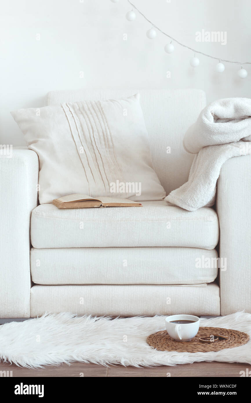 Cozy interior details Stock Photo - Alamy