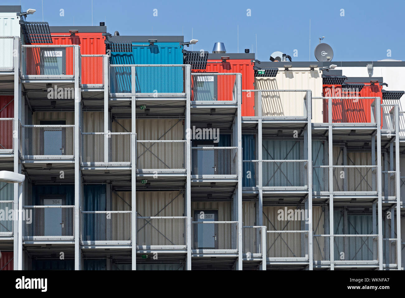 Dock Inn Hostel, Germany´s first container hostel, Warnemünde, Rostock ...