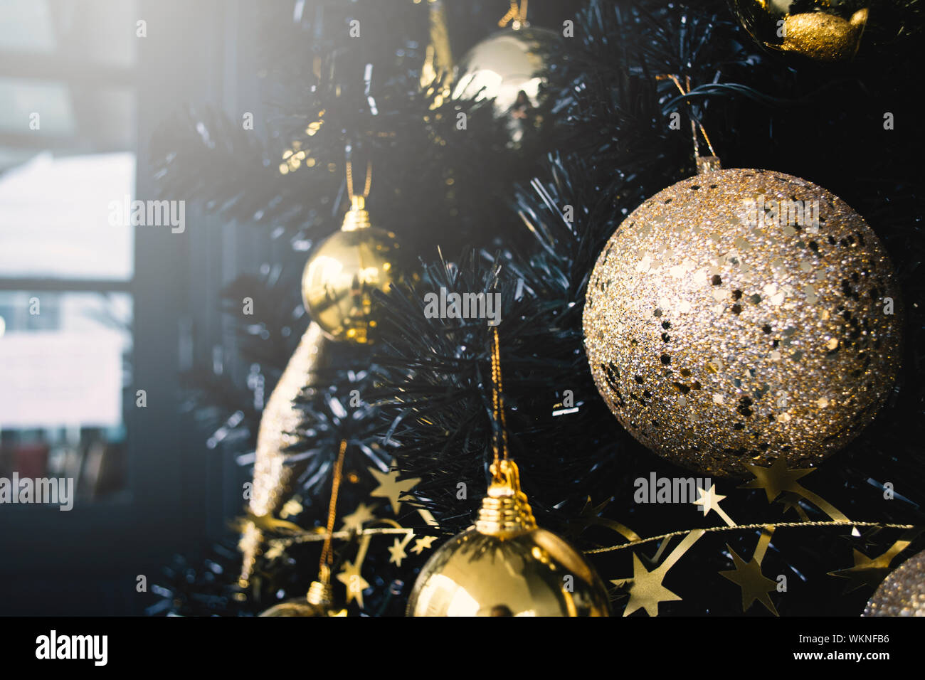 Hanging tree decorations hi-res stock photography and images - Alamy