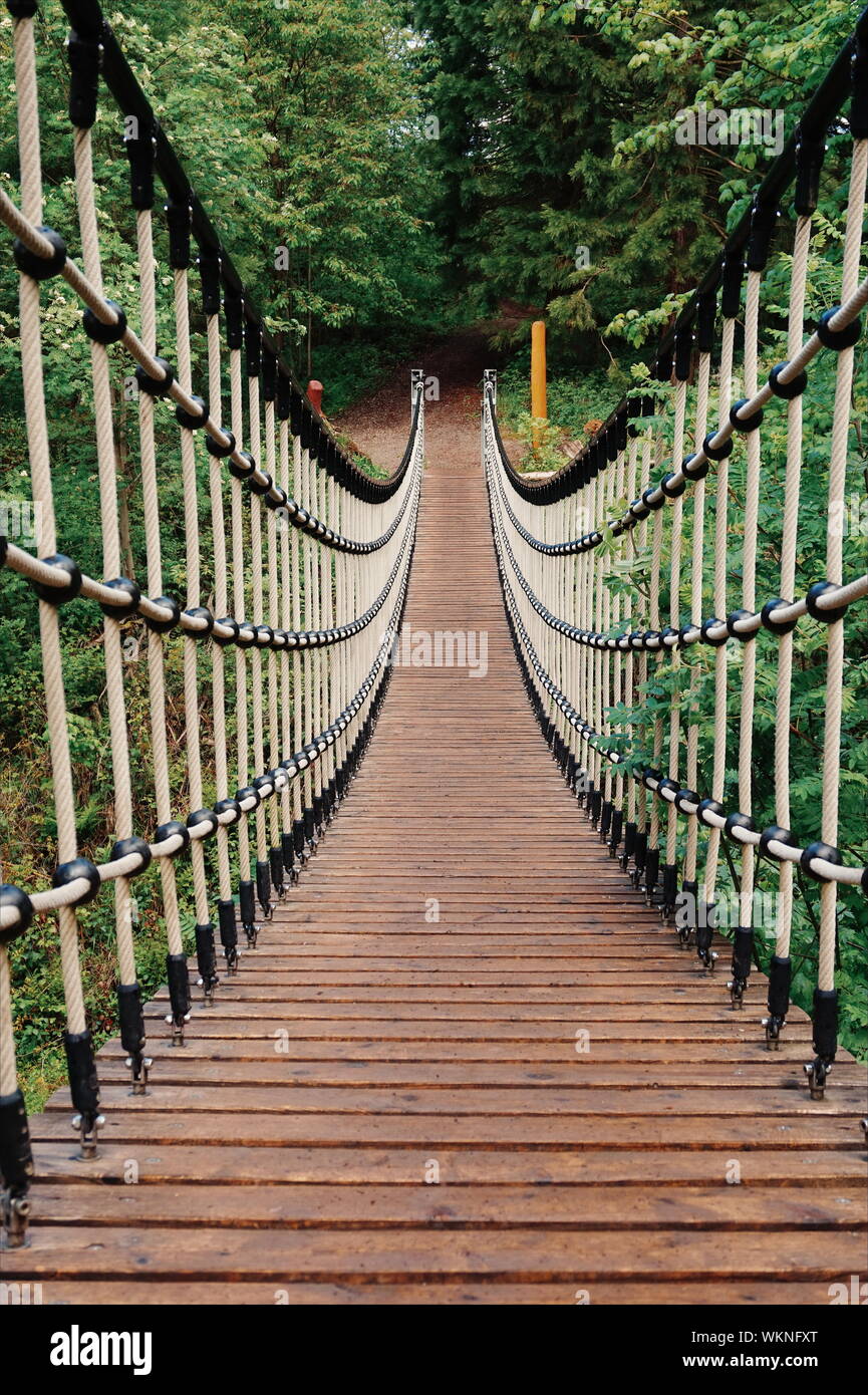 Rustic footbridge hi-res stock photography and images - Alamy