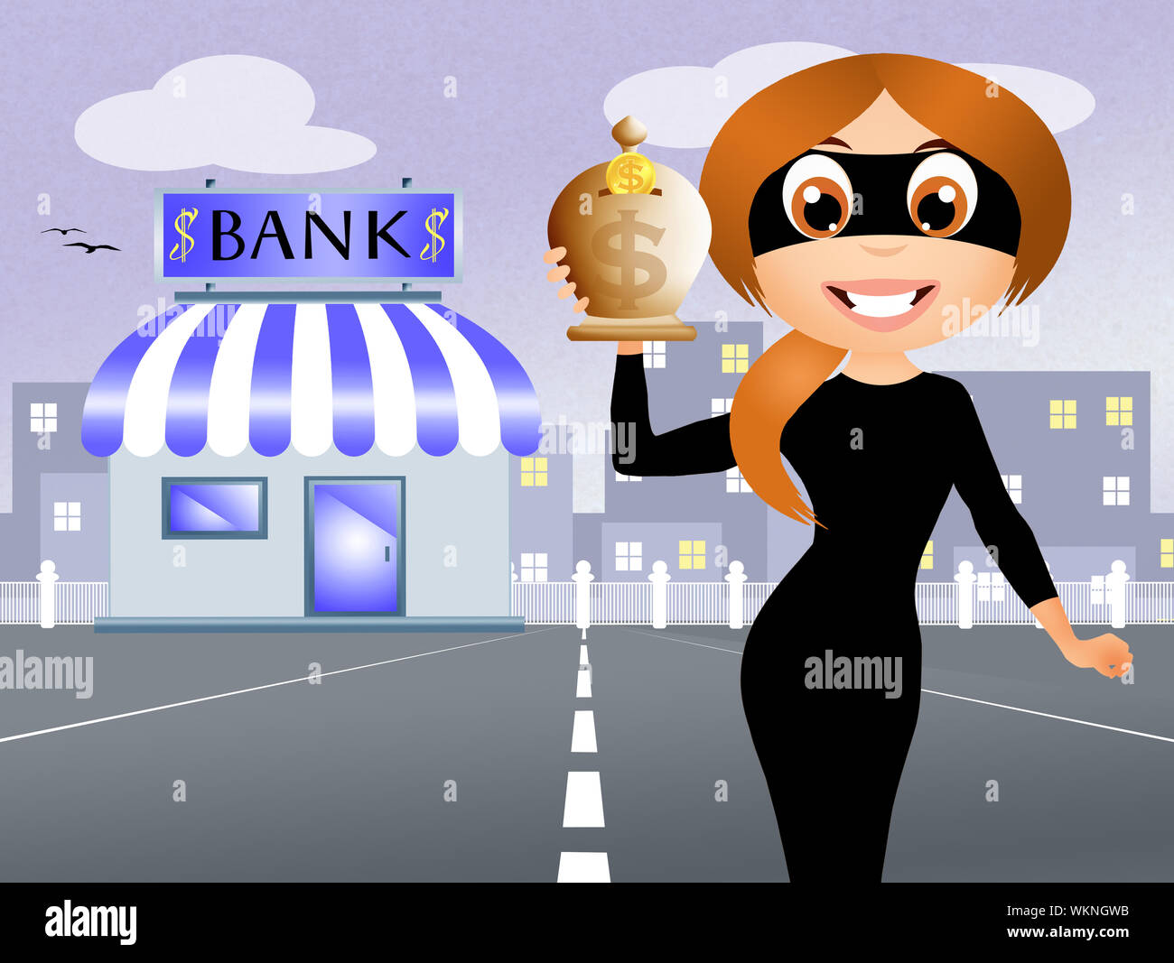 Woman thief hi-res stock photography and images - Alamy