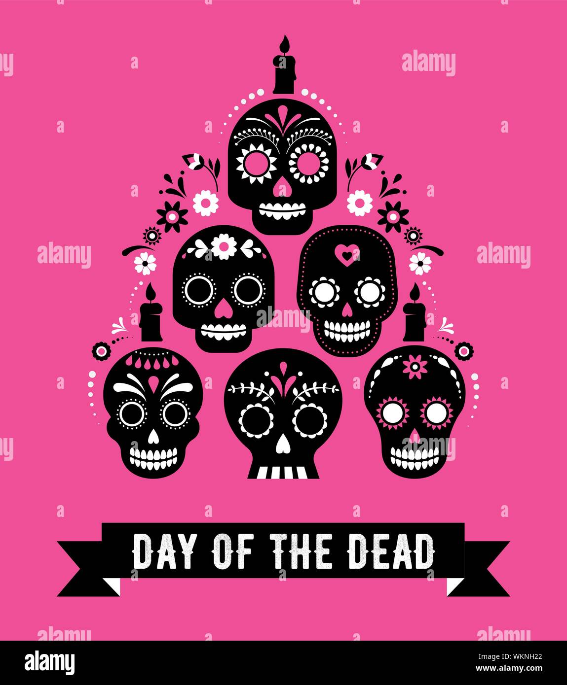 Funny poster day dead Stock Vector Images - Alamy