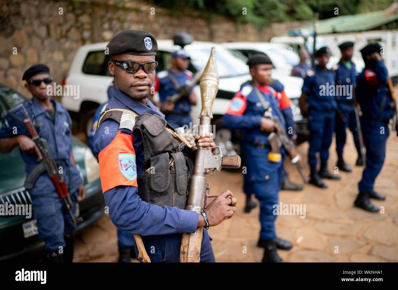 Bukavu, Congo. 04th Sep, 2019. Heiko Maas (l, SPD), Foreign Minister ...