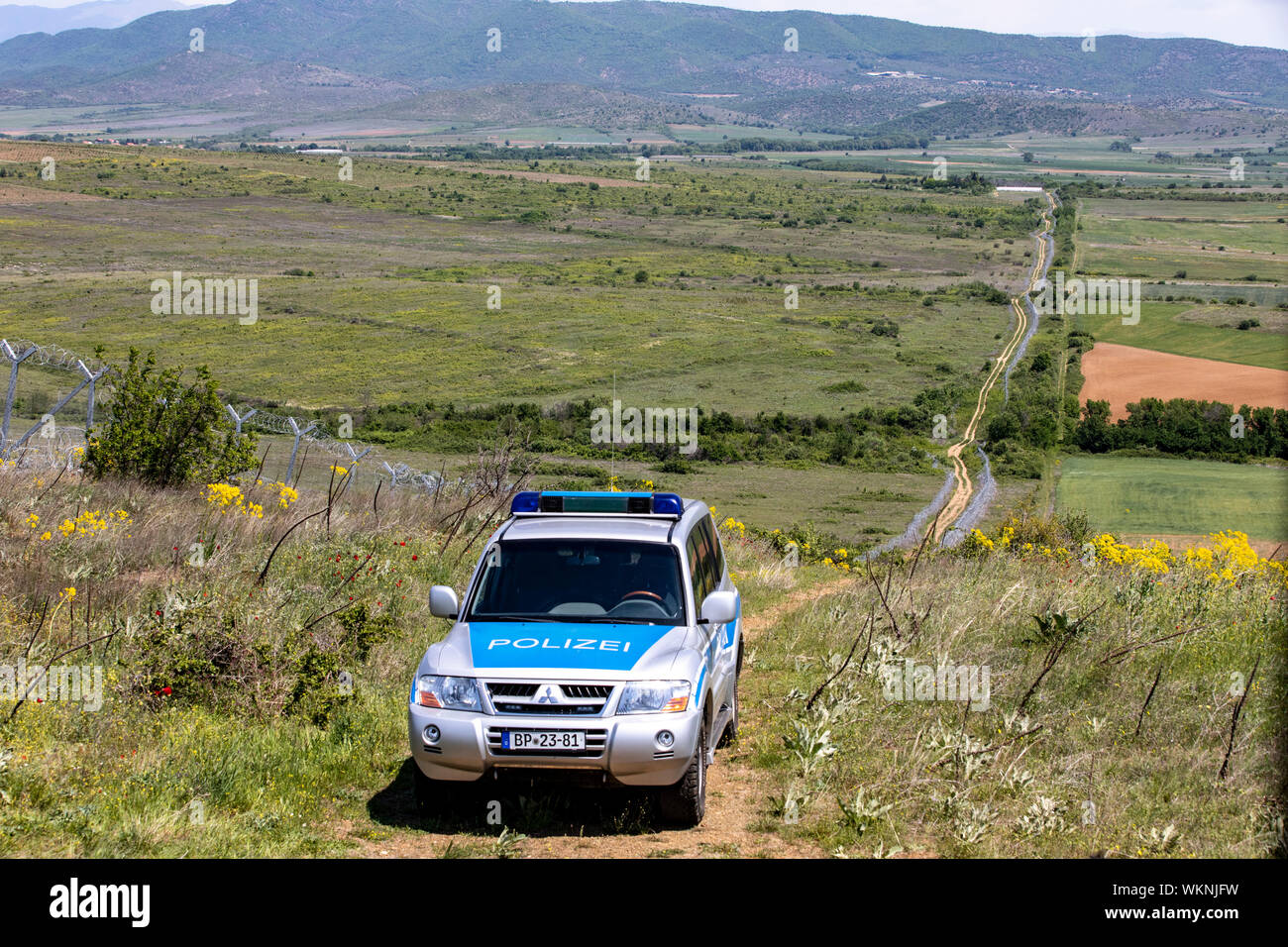 German border police vehicle hi-res stock photography and images - Alamy