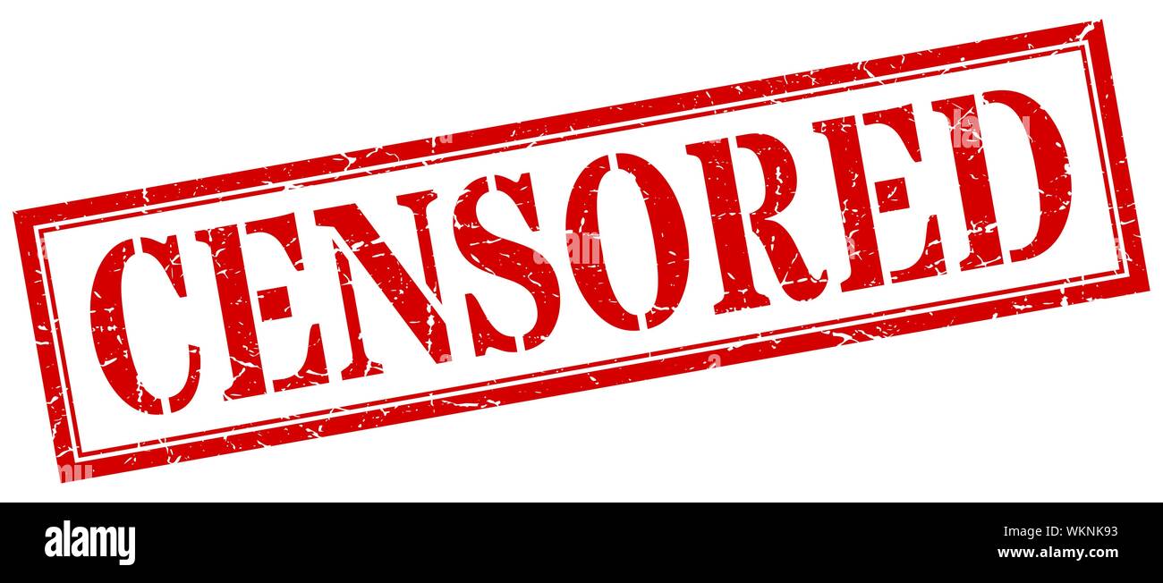 censored stamp. censored square grunge sign. censored Stock Vector ...
