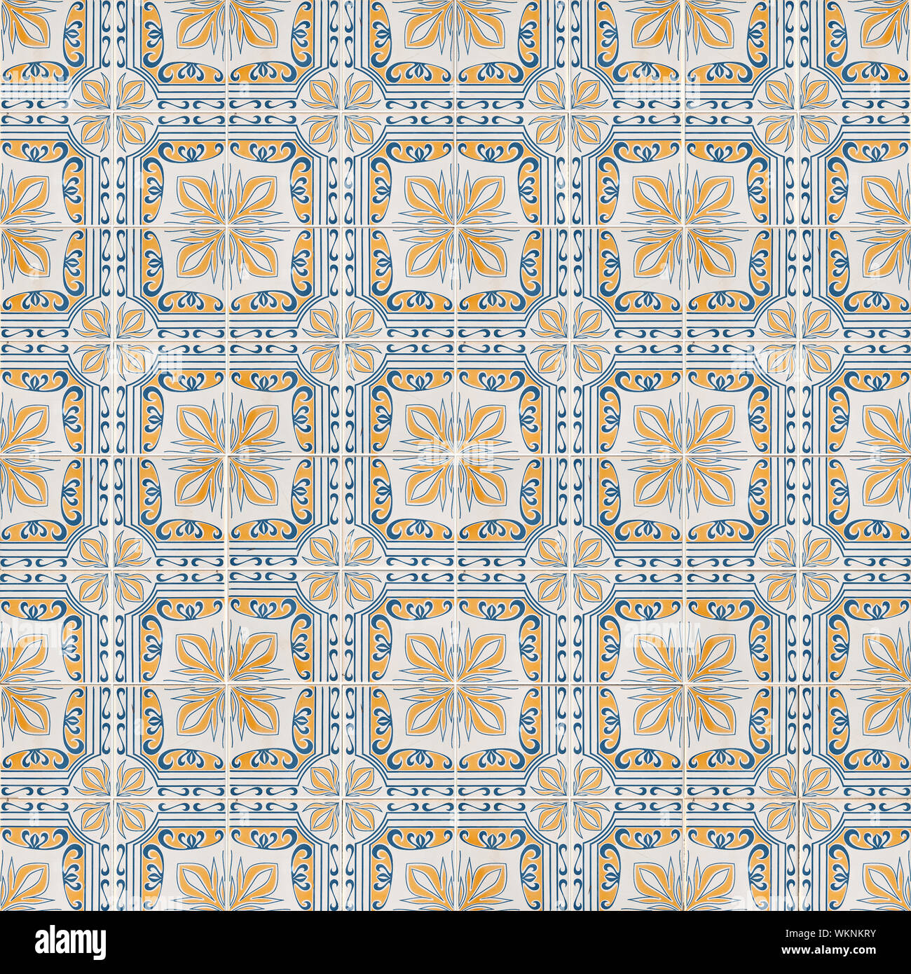 Seamless tile pattern of ancient ceramic tiles Stock Photo - Alamy