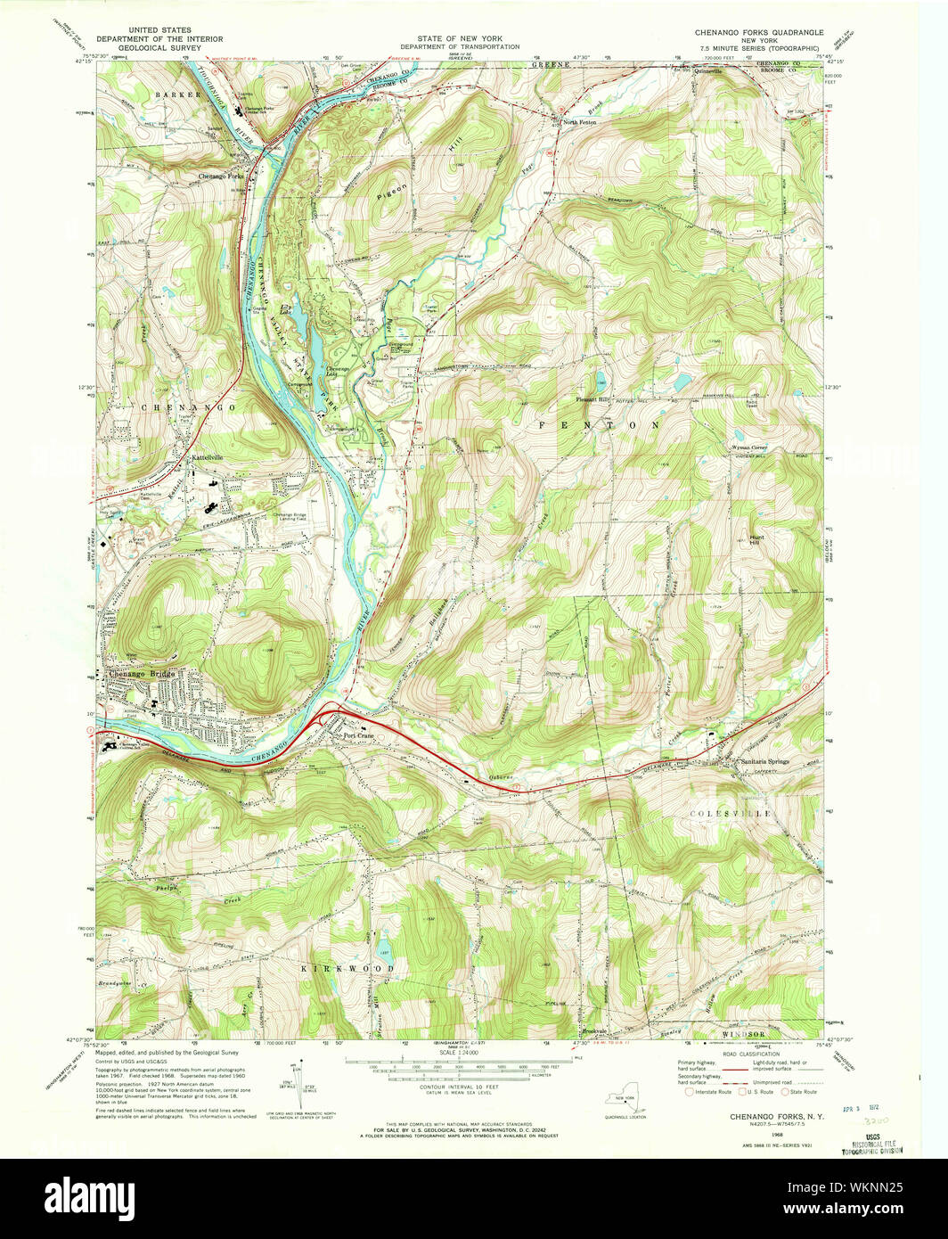 Chenango map hi-res stock photography and images - Alamy