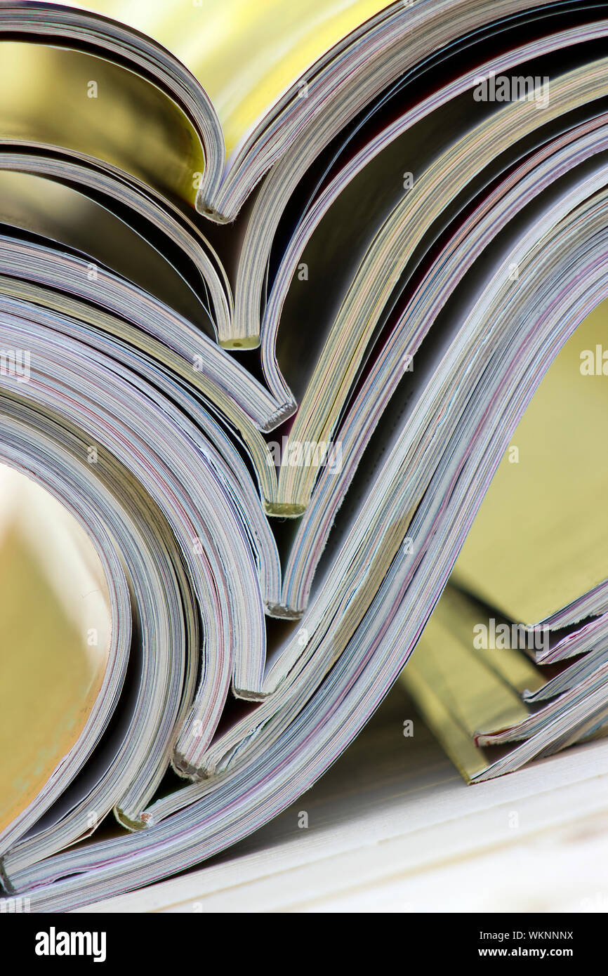 colorful newspapers - relaxing time Stock Photo - Alamy