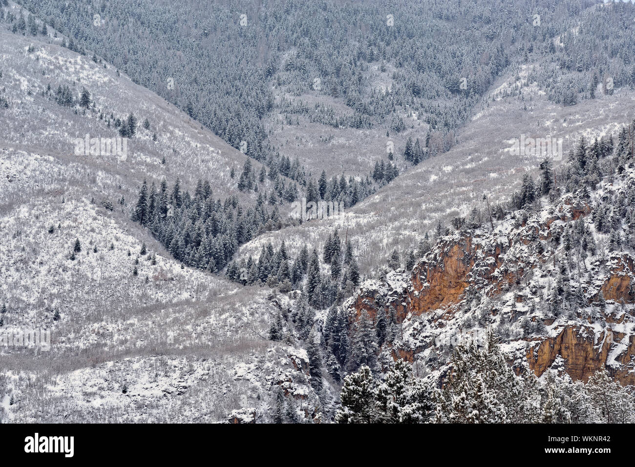 Glenwood Canyon, Glenwood Springs, Colorado, USA Stock Photo - Alamy