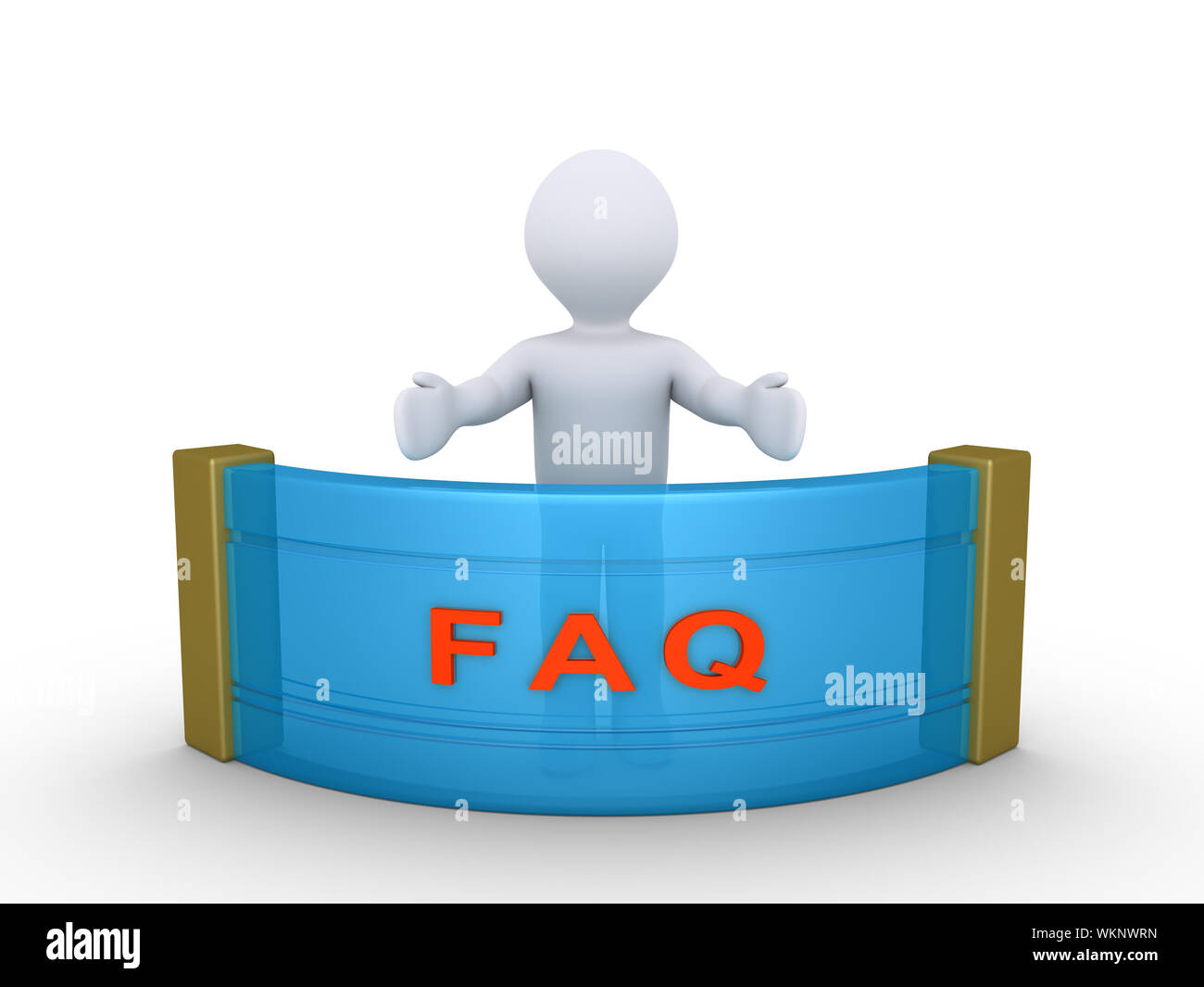 Person is answering questions Stock Photo - Alamy