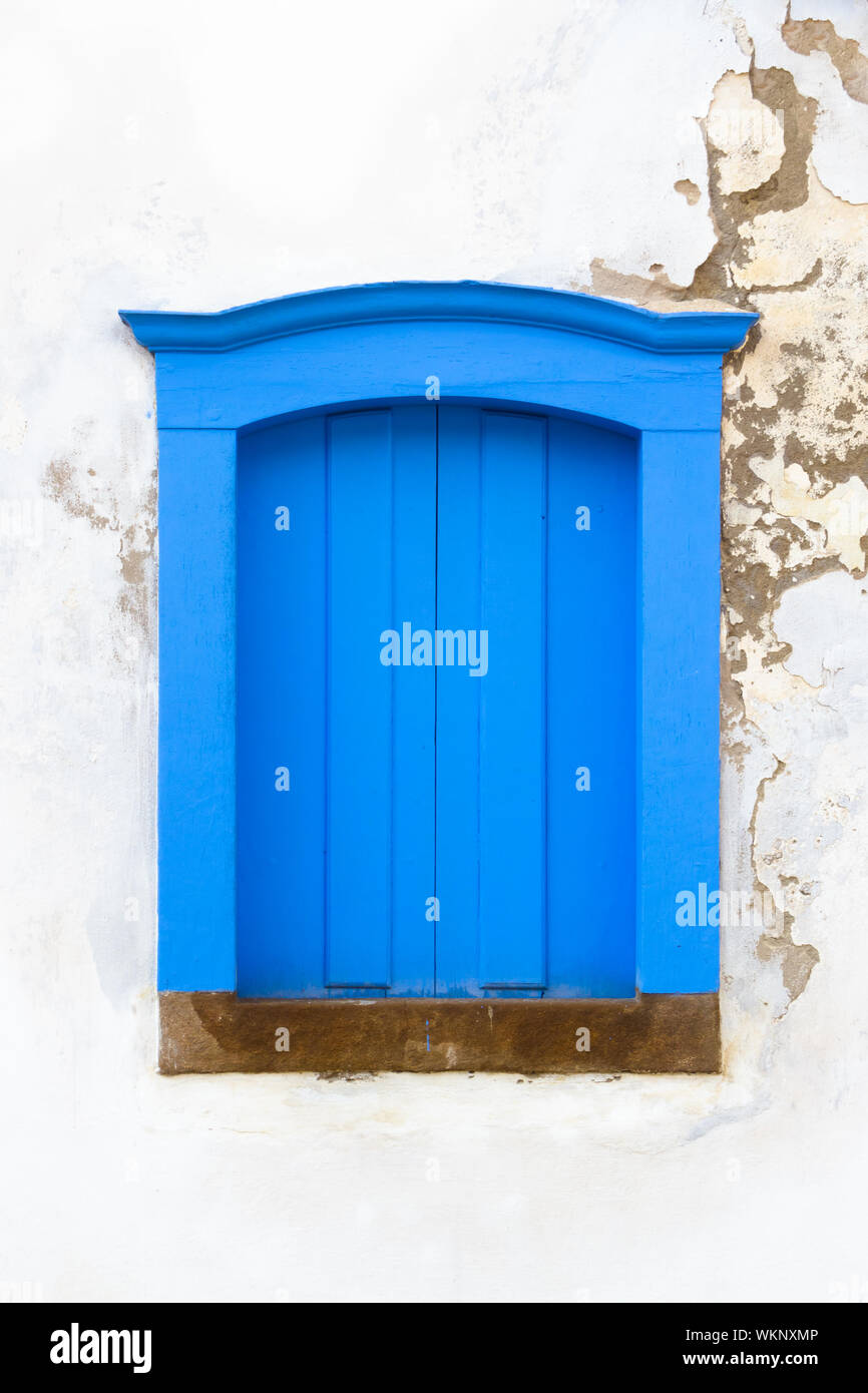 Colorful vintage window Stock Photo - Alamy