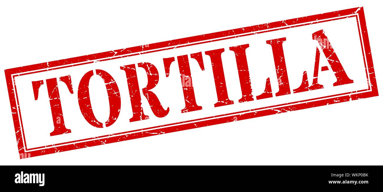 tortilla stamp. tortilla square grunge sign. tortilla Stock Vector ...