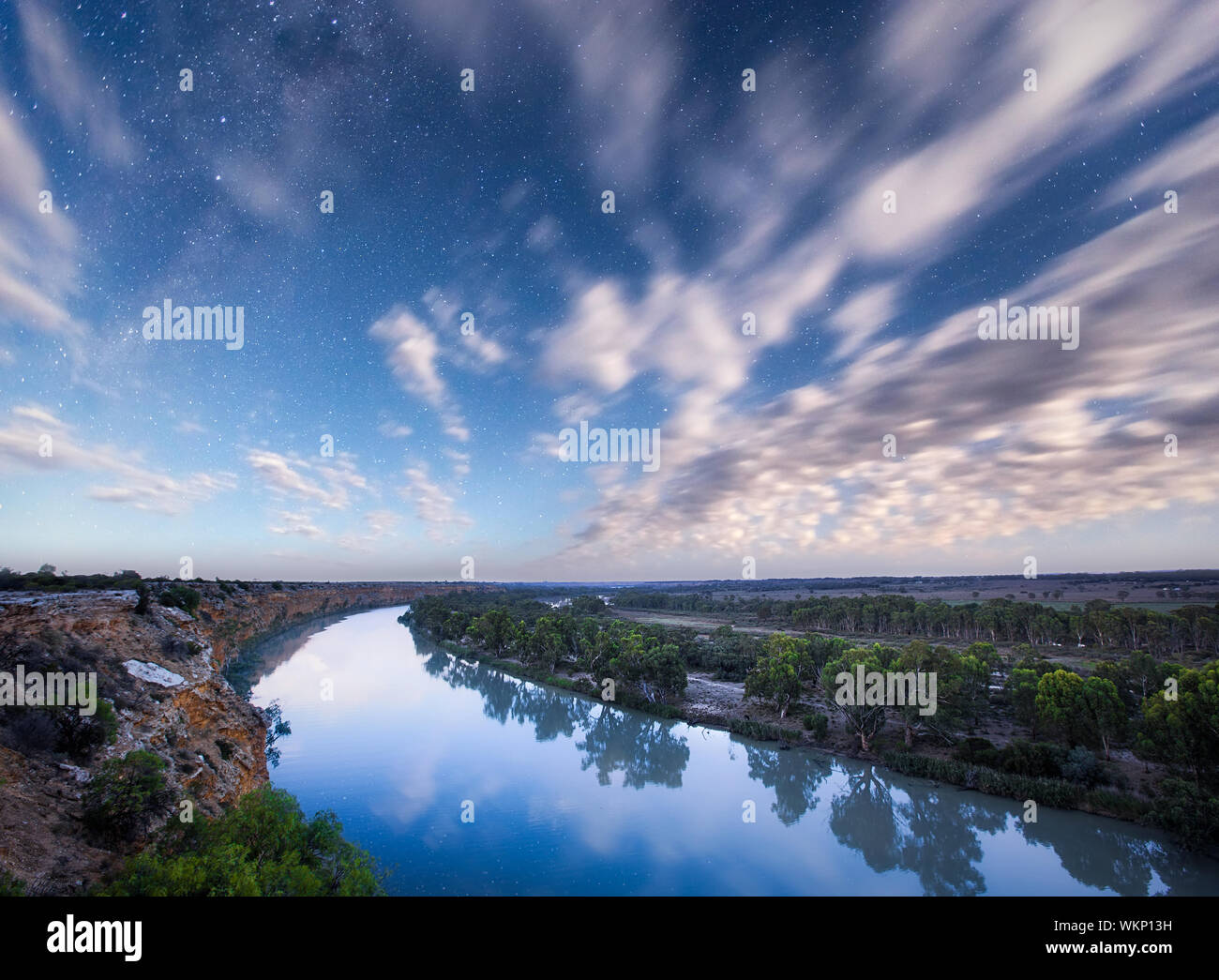 Swan reach hi-res stock photography and images - Alamy