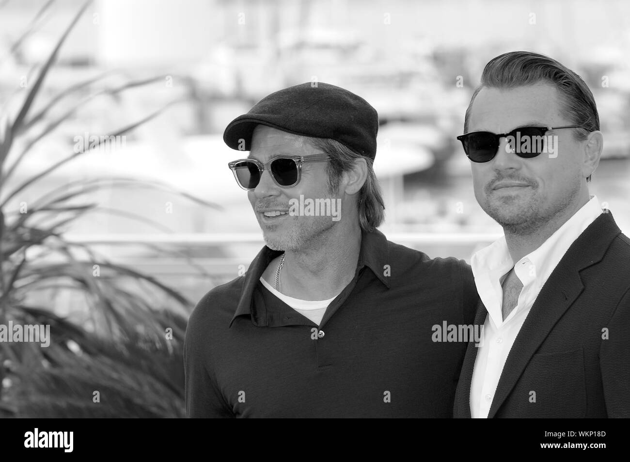 Once upon a time in hollywood 2019 film Black and White Stock Photos ...