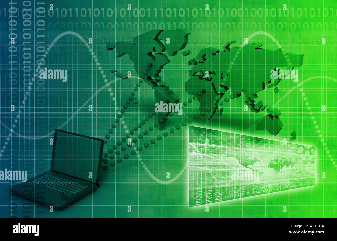 Worldwide Computer Connectivity Stock Photo - Alamy