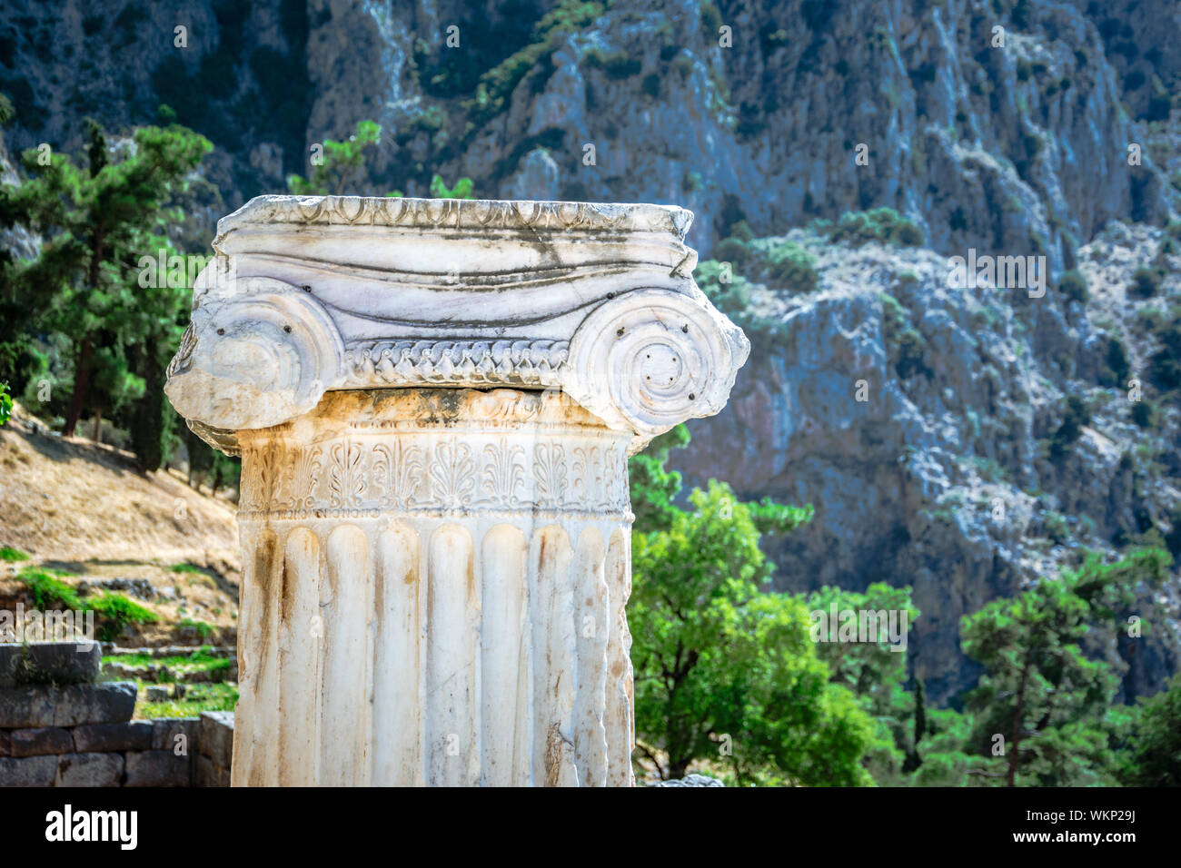 Doric temple of pythian apollo hi-res stock photography and images - Alamy