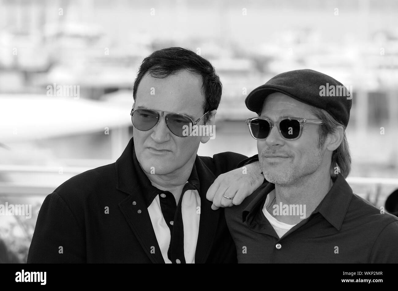 Once upon a time in hollywood 2019 film Black and White Stock Photos ...