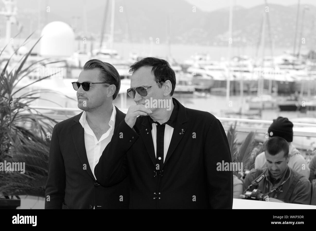 Once upon a time in hollywood 2019 film Black and White Stock Photos ...